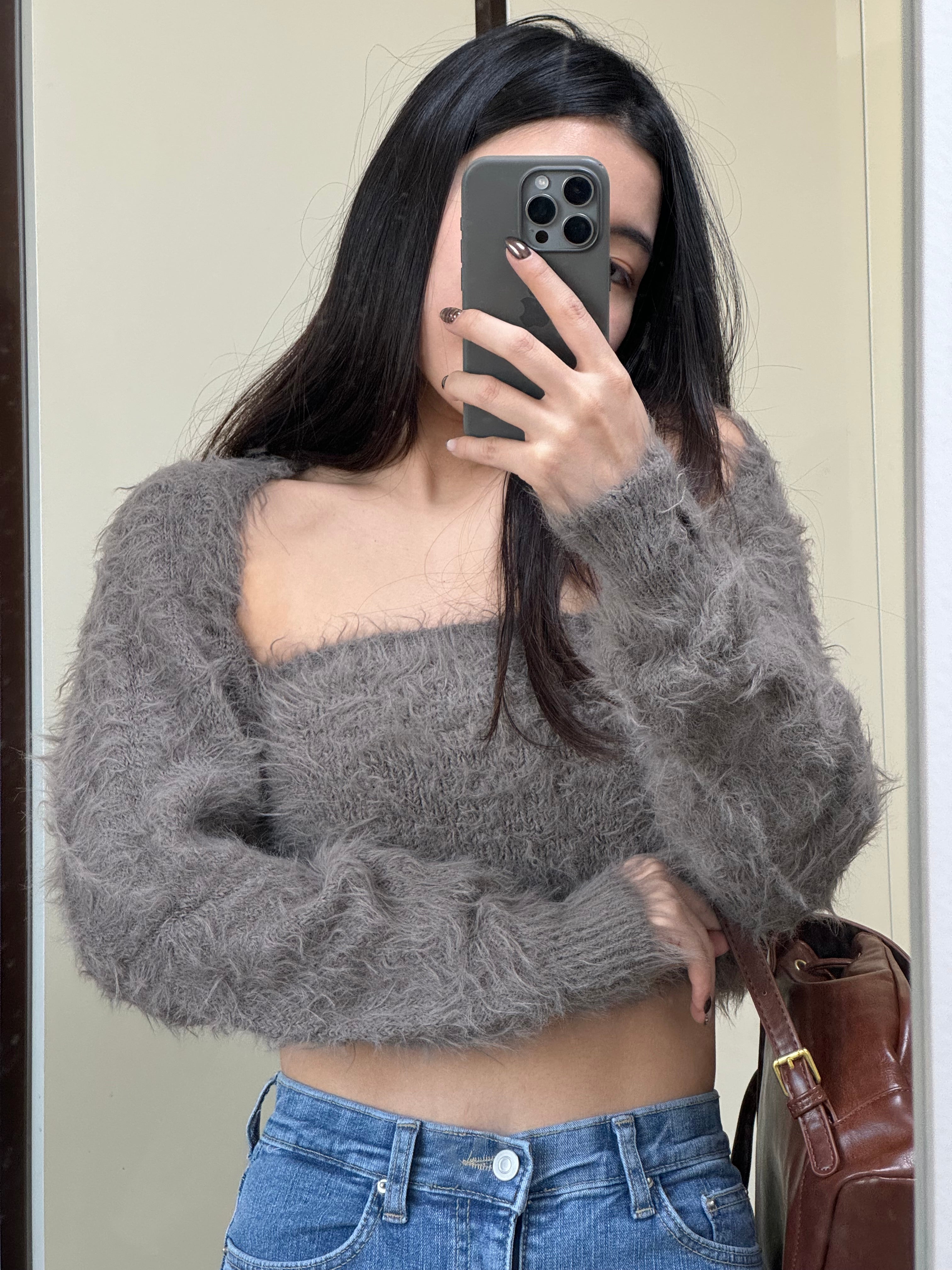 【超抵毛毛Set🐰】Fluffy Tube and Shrug Set – Get Ready With Me